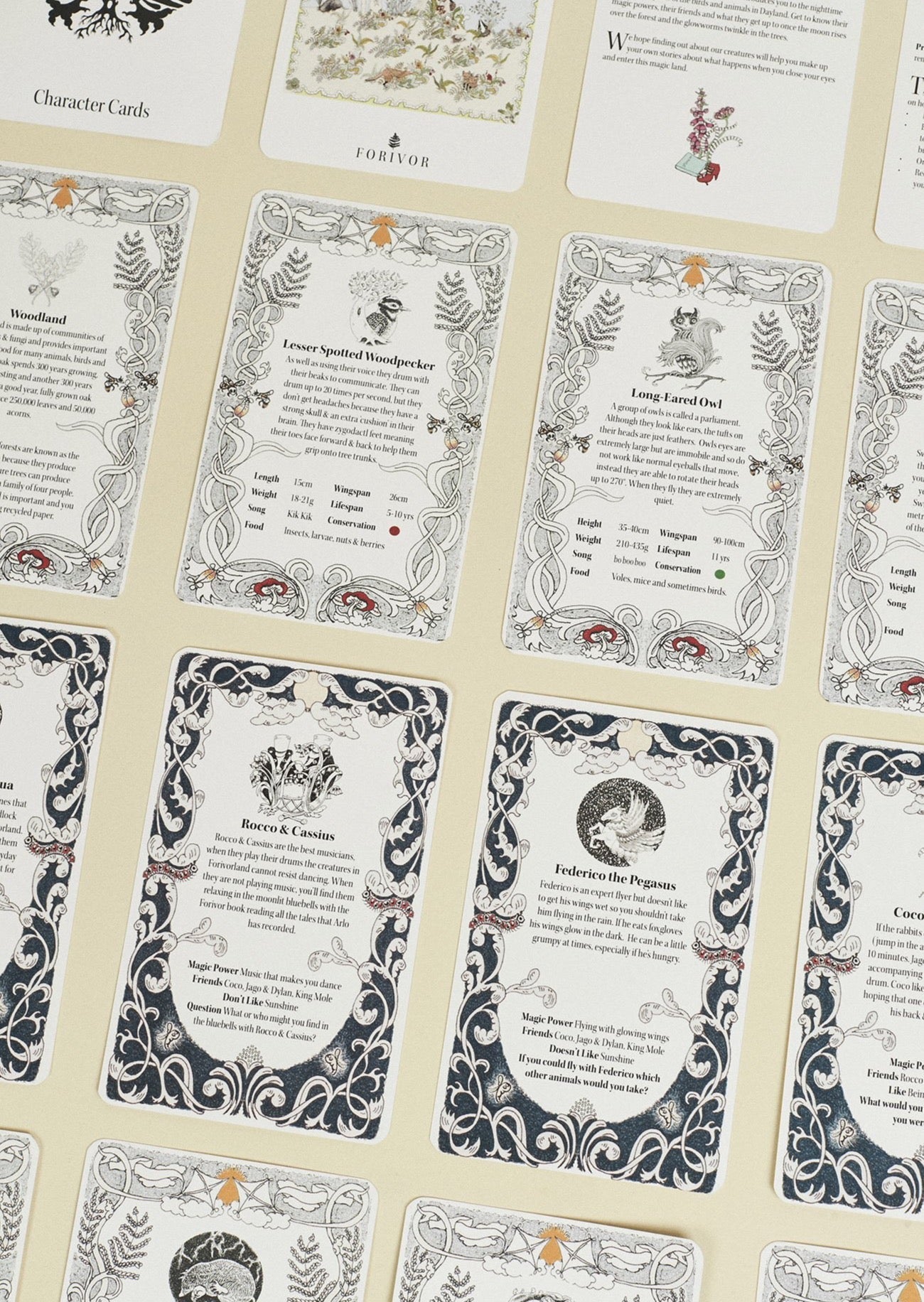 Enchanted Forest Character Cards – Forivor
