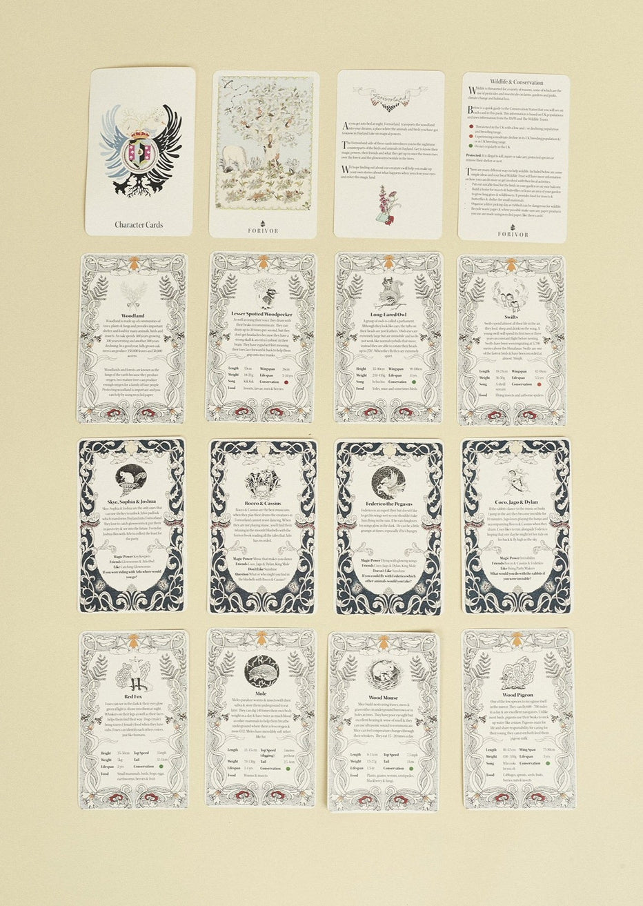 Enchanted Forest Character Cards Forivor